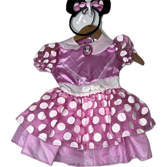 Disney | Costumes | Disney Minnie Mouse Dress Up Childs Costume 2t ...